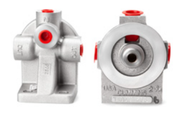 142784S FUEL FILTER HEAD 7/8-14UNF IN/OUT (suit FF104,FF105,FF105C ...