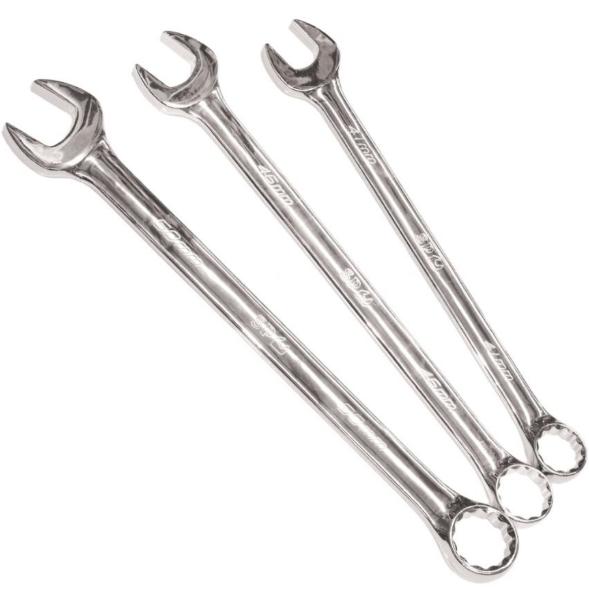 SP10020 SET SPANNER ROE JUMBO 3PC METRIC SP TOOLS - Set Includes: 41 ...