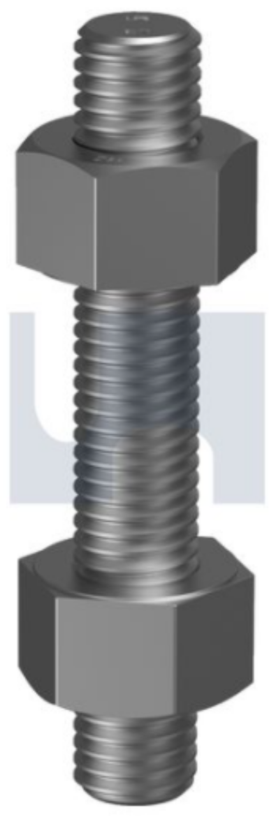 KSPB7GC0750125 UNC 3/4" x 125 STUD BOLT & NUT KIT HDG ASTM A193 / A194 GR B7+2H | The Boss Shop ...