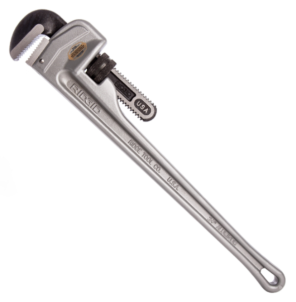 RI31100 RIDGID 18" Aluminium Straight Pipe Wrench (818) | The Boss Shop ...