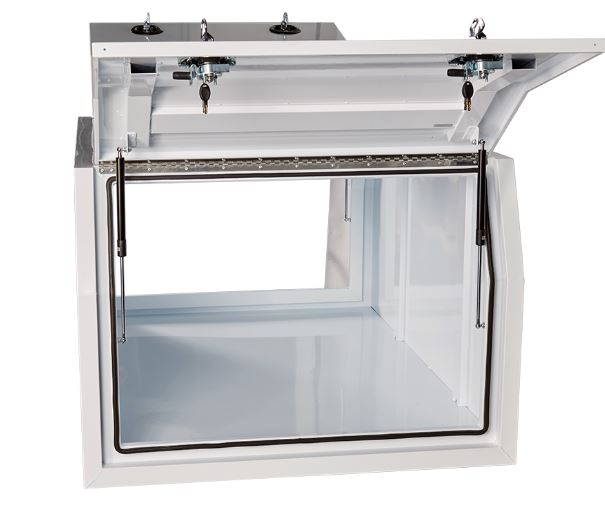 TBC0015 PARAMOUNT UTE CANOPY - WHITE - STEEL (1770W X 1200L X 850H ...