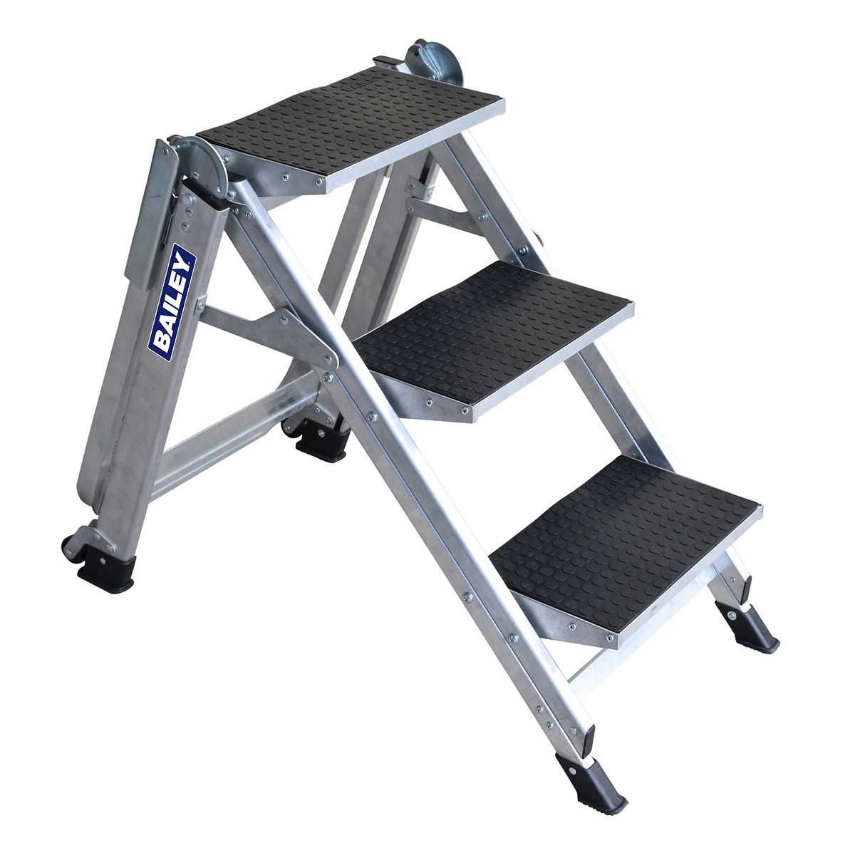 FS13751 Bailey Stairway 3 Step with Safety Rail 150kg Ind Platform ...