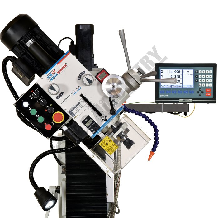 M141D HM-48B MILL DRILL - GEARED & TILTING HEAD WITH DIGITAL READOUT ...